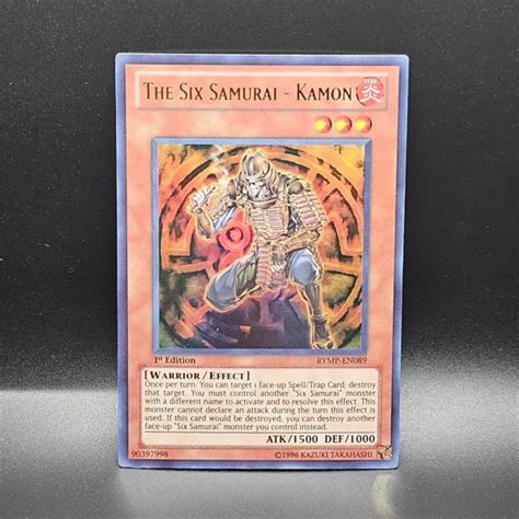 Yu Gi Oh The Six Samurai Kamon Rymp En089 Ultra Rare 1st Ed Holo Mp