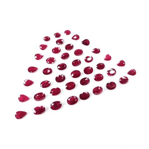 Red Oval 100 Natural Heated Ruby 2153cts At Rs 177629carat In