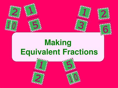 PPT Making Equivalent Fractions PowerPoint Presentation Free Download ID 247387