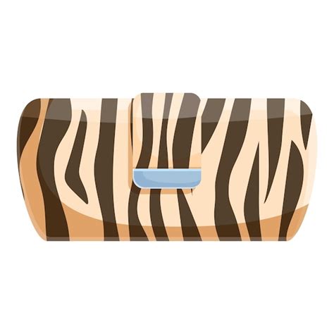 Premium Vector Stylish Case For Glasses With Zebra Print Closing With Magnet