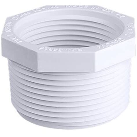 Genova White Plastic Reducer Bushing