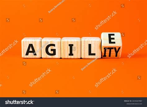 Agile Agility Symbol Concept Words Agile Stock Photo 2219167987 Shutterstock