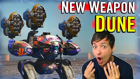 New Heavy Rocket Launcher Dune In War Robots Youtube