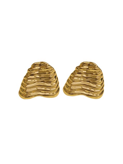 Fluted Shell Earrings Fluted Shell Earrings