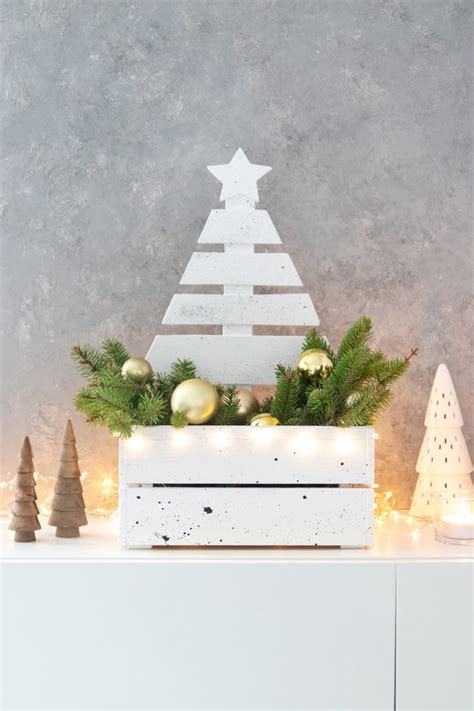 Diy Weihnachtsdeko Tannenbaum Aus Holz Basteln