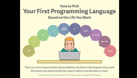 How To Choose Which Programming Language To Learn Infographic