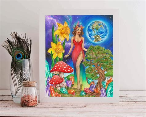 Hippie Goddess Earth Celtica