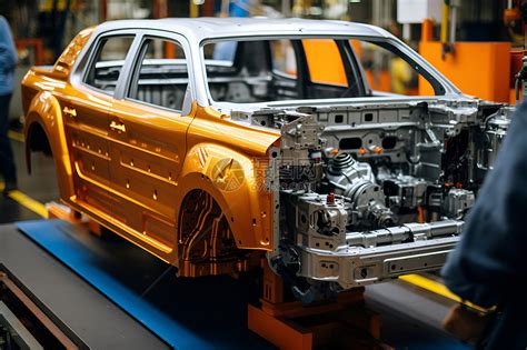 自动化生产线上的汽车高清图片下载 正版图片600868986 摄图网