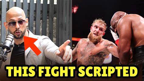 Andrew Tate Responds To Jake Paul BEATING Mike Tyson - YouTube