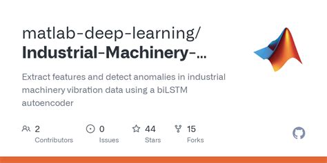 Github Matlab Deep Learningindustrial Machinery Anomaly Detection