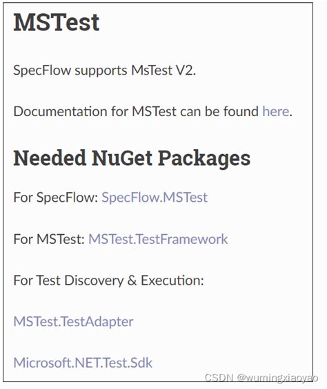bdd specflow bdd 测试实践 specflow mstest bddspm csdn博客