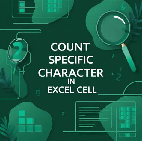 how to count specific characters in a column in excel 2 cases excel