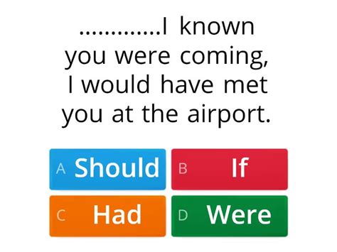 If Clauses Quiz