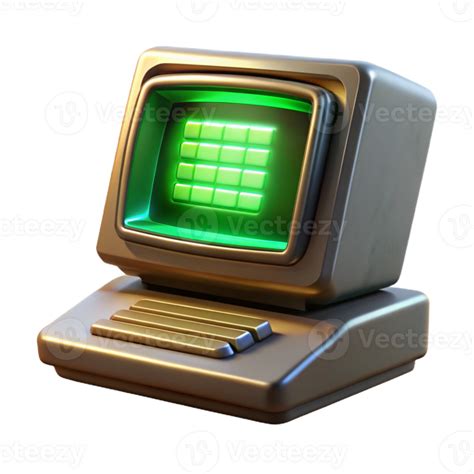 Vibrant Classic A Vintage Computer Terminal Displaying Complex Code