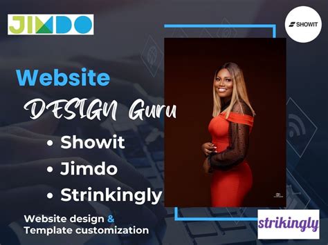 A Customized Design Websites Using Showit Jimdo Strinkingly Upwork