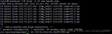 linux运行ping linux ping命令的几个简单使用方法 CSDN博客