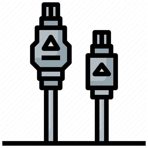 Cable Connection Connector Firewire Hardware Icon Download On Iconfinder