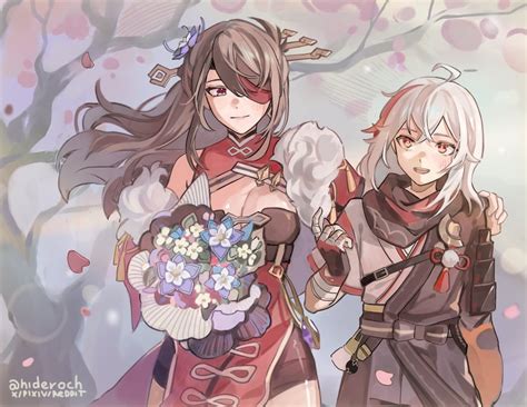 Kaedehara Kazuha And Beidou Genshin Impact Drawn By St Ard Danbooru