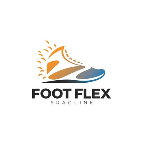 Logo Design For Foot Flex Dynamic Sneaker Lighting Emblem For Retail