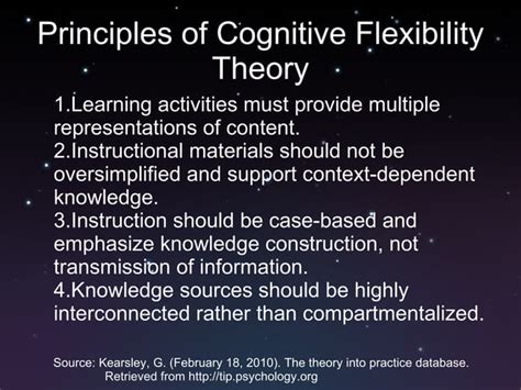 Cognitive Flexibility Theory Kohler Ppt
