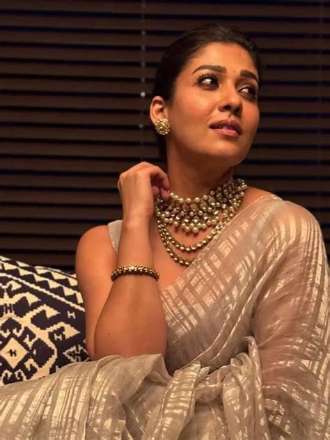 Nayanthara Commands Attention In Gorgeous Cotton Silk Saree Times Of
