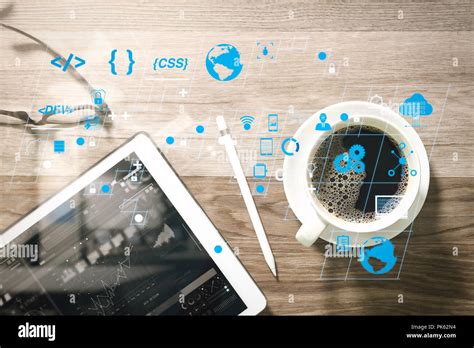 Coding Software Developer Work With Ar New Design Dashboard Computer