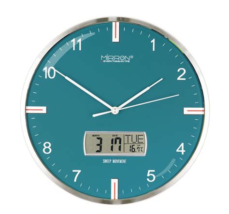 Настенные часы с термометром и датой Mirron P3270a 1 жк ЗЗЛ купить по низкой цене в интернет