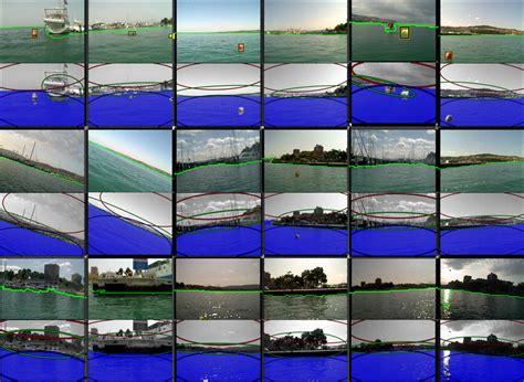 Qualitative Examples Of Water Segmentation And Obstacle Detection We Download Scientific