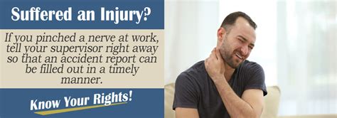What Should I Do If I Pinched My Nerve At Work Workerscomp