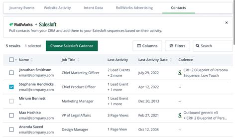 Salesloft Integration Using Contact Insights For Sales Engagement