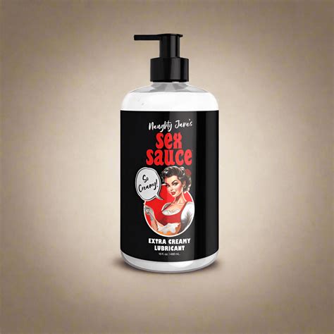 Naughty Janes Sex Sauce Extra Creamy Lubricant 16 Oz