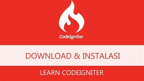 Installasi Dan Konfigurasi Codeigniter Kursus Pelatihan Training
