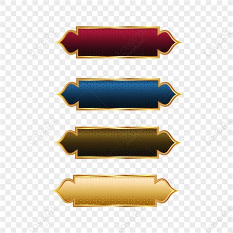 아랍어 이슬람 제목 프레임 럭셔리 골드 중동 배너 레이블 민족 스타일 이슬람 스타일 이슬람 테두리 이슬람 장식 빈티지 제목 프레임 Png 일러스트 무료 다운로드 Lovepik