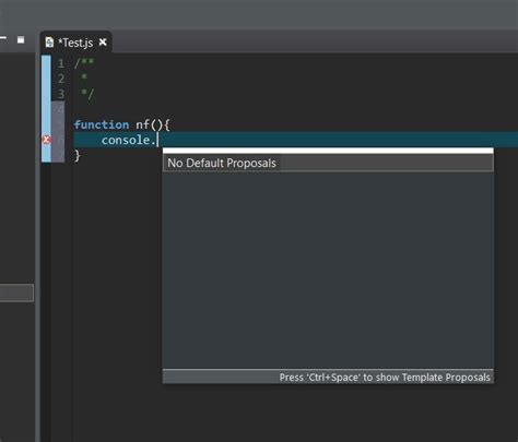 Eclipse Neon Content Assist Has No Proposals For Javascript Super User