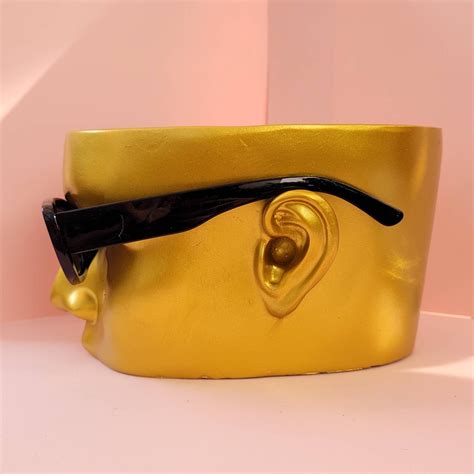 Chunky Plastic Black Rectangle Sunglasses Etsy
