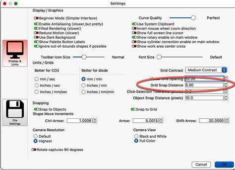 Snap To Grid Questions Lightburn Software Questions Lightburn