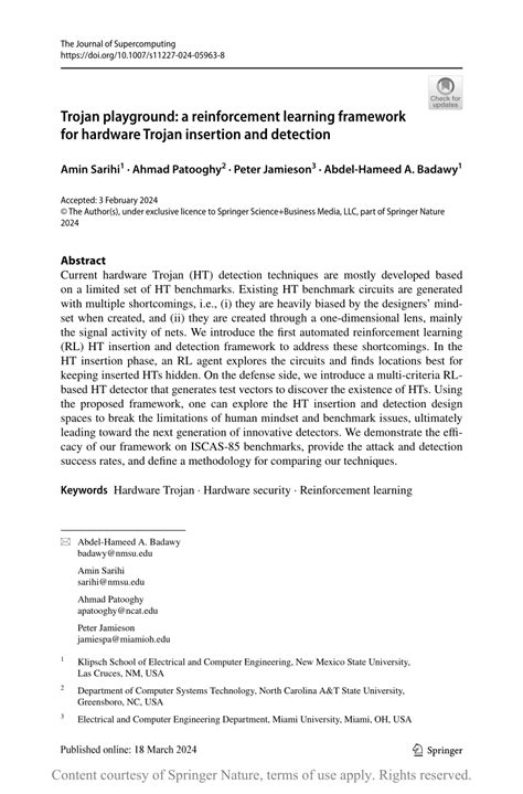 Trojan Playground A Reinforcement Learning Framework For Hardware