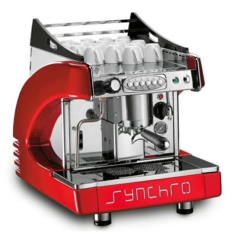 Espresso Coffee Machine CBC ROYAL SYNCHRO Red Bertazzo Food