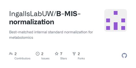 Github Ingallslabuwb Mis Normalization Best Matched Internal