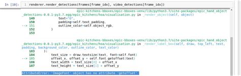 Imagefont Has No Attribute Getoffset · Issue 15 · Epic Kitchensepic