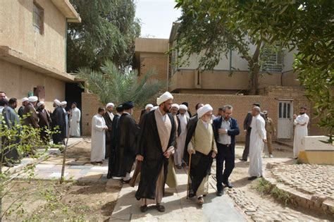 آیت الله یعقوبی از دانشگاه امام باقر ع نجف اشرف بازدید کرد تصاویر