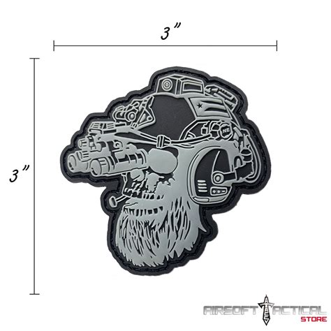 Milsim Tactical Helmet Pvc Patch With Hook Backing By Atacs Airsoft Tactical Store