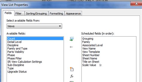Schedule Scope Boxes Revit Forum