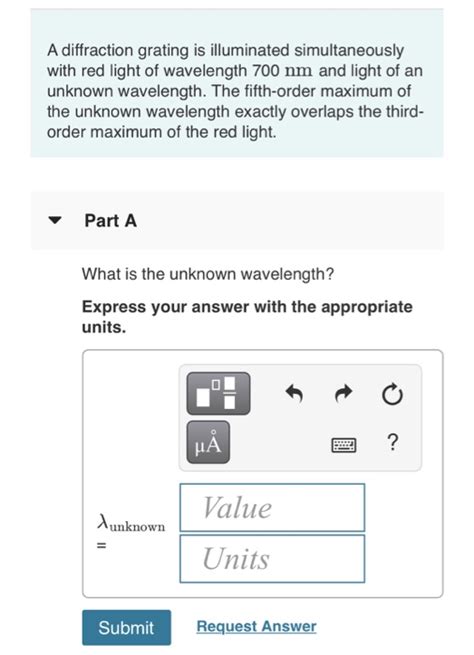 Solved A Diffraction Grating Is Illuminated Simultaneously Chegg