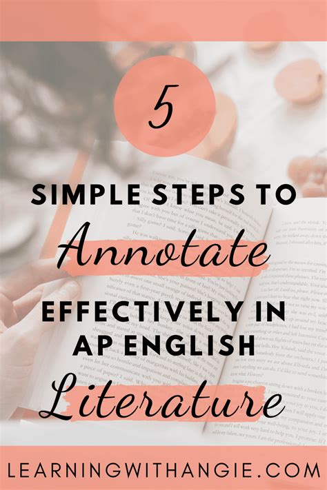 Failproof Guide To Annotate A Book For Ap English Literature