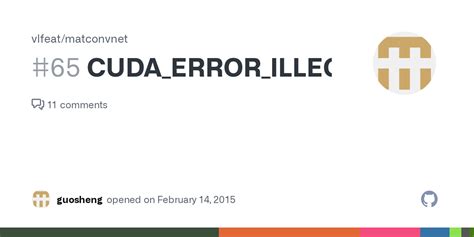 Cudaerrorillegaladdress · Issue 65 · Vlfeatmatconvnet · Github