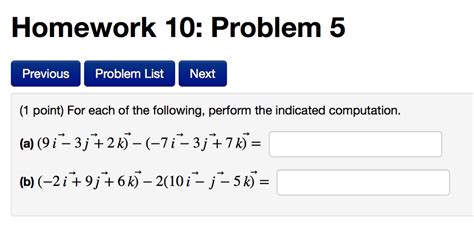 Solved Homework 10 Problem 5 Previous Problem List Next 1