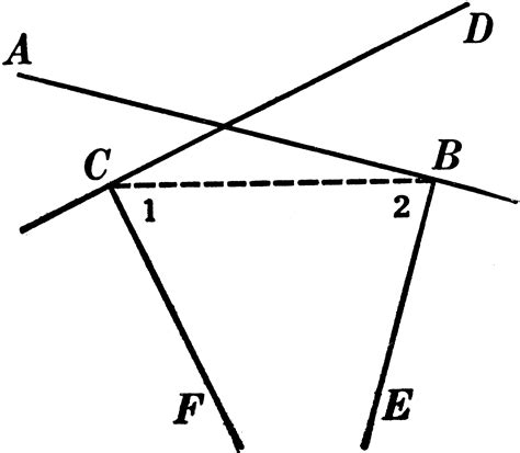 Intersecting Lines Corollary Clipart Etc