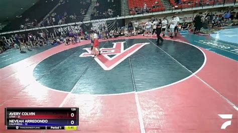 126 Lbs Round 2 8 Team Avery Colvin Utah Vs Neveah Arredondo California