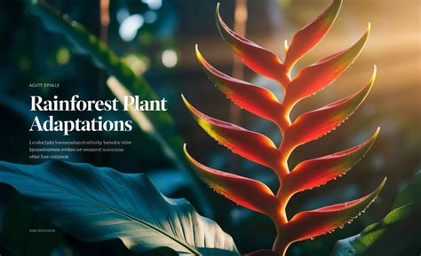 Rainforest Plant Adaptations Stunning Survival Poweruptips